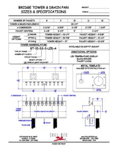 BT TOWER CUT SHEET | Chill-Rite 32