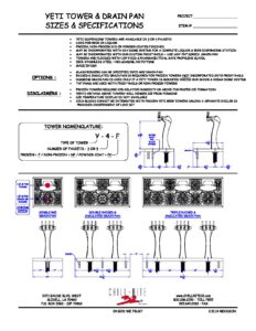 YETI TOWER TOWER CUT SHEET | Chill-Rite 32